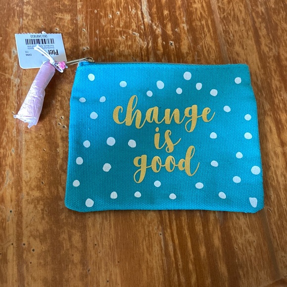 Pier 1 | Bags | Nwt Pier Change Is Good Coin Purse | Poshmark